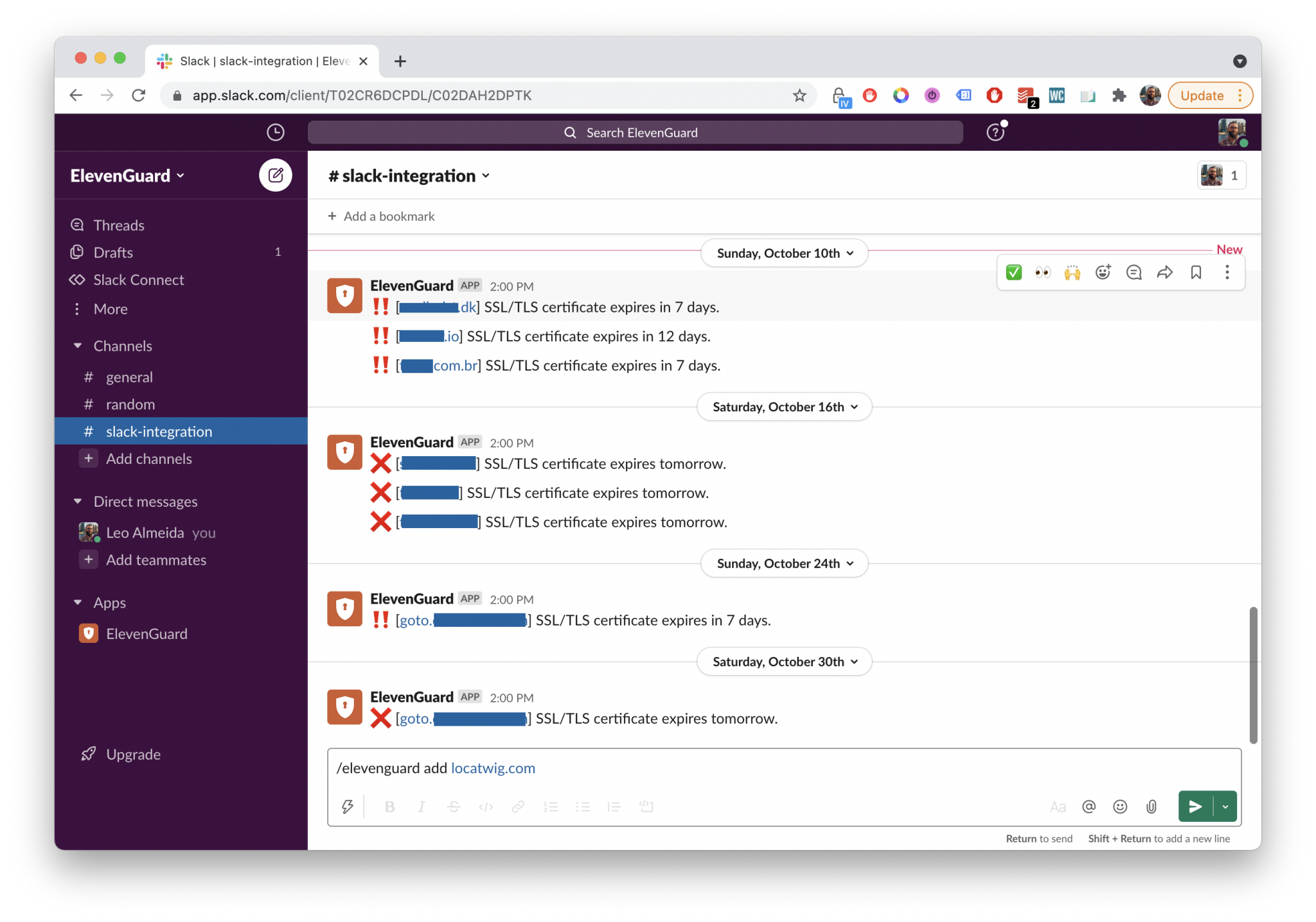 Slack Integration: Notifications directly on your teams' channel ...